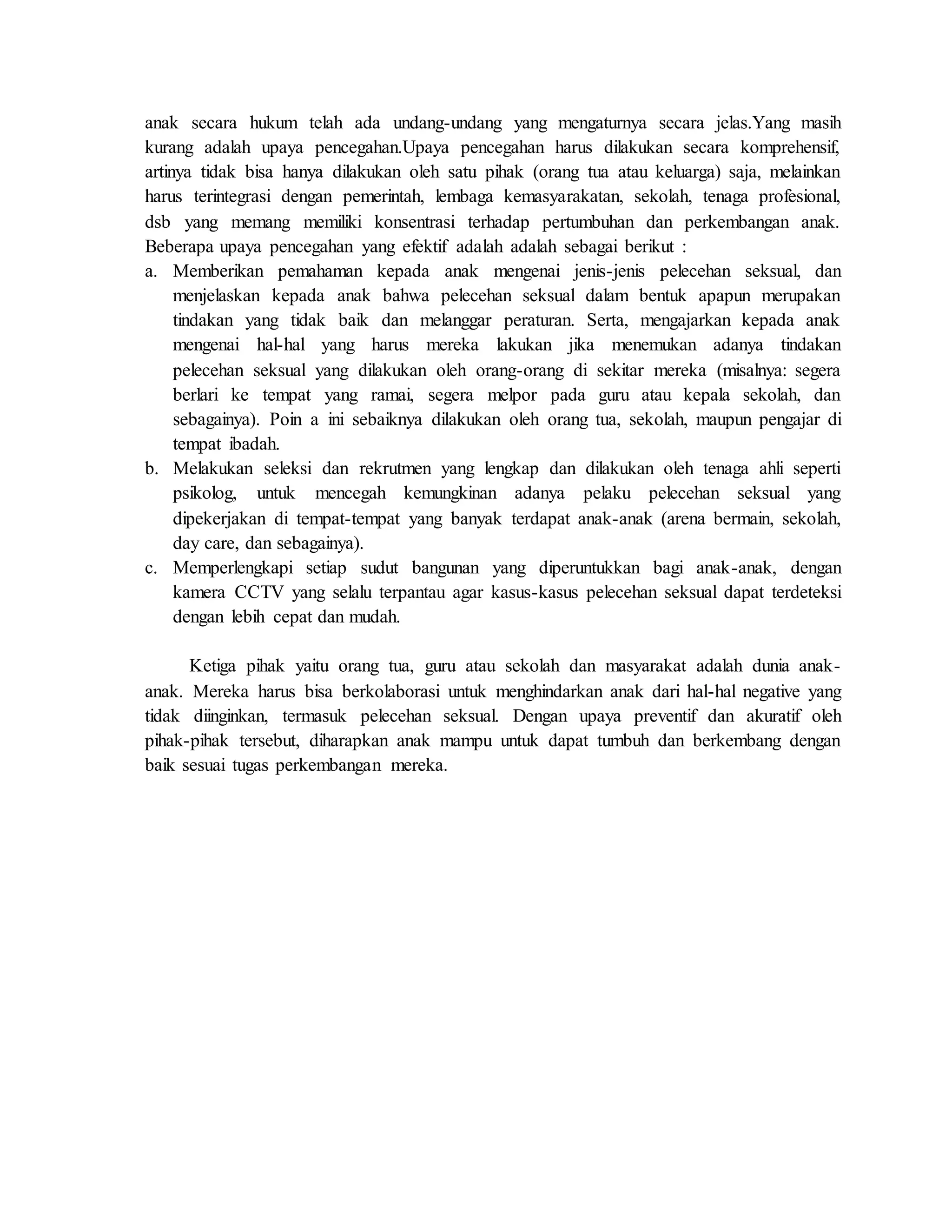 Contoh RPL Bimbingan dan konseling topik bebas "Pelecehan seksual" | DOCX