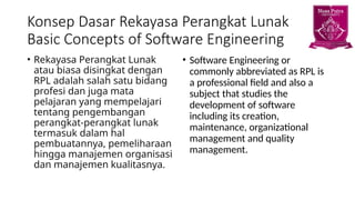 Rekayasa Perangkat Lunak softaware engineering | PPTX