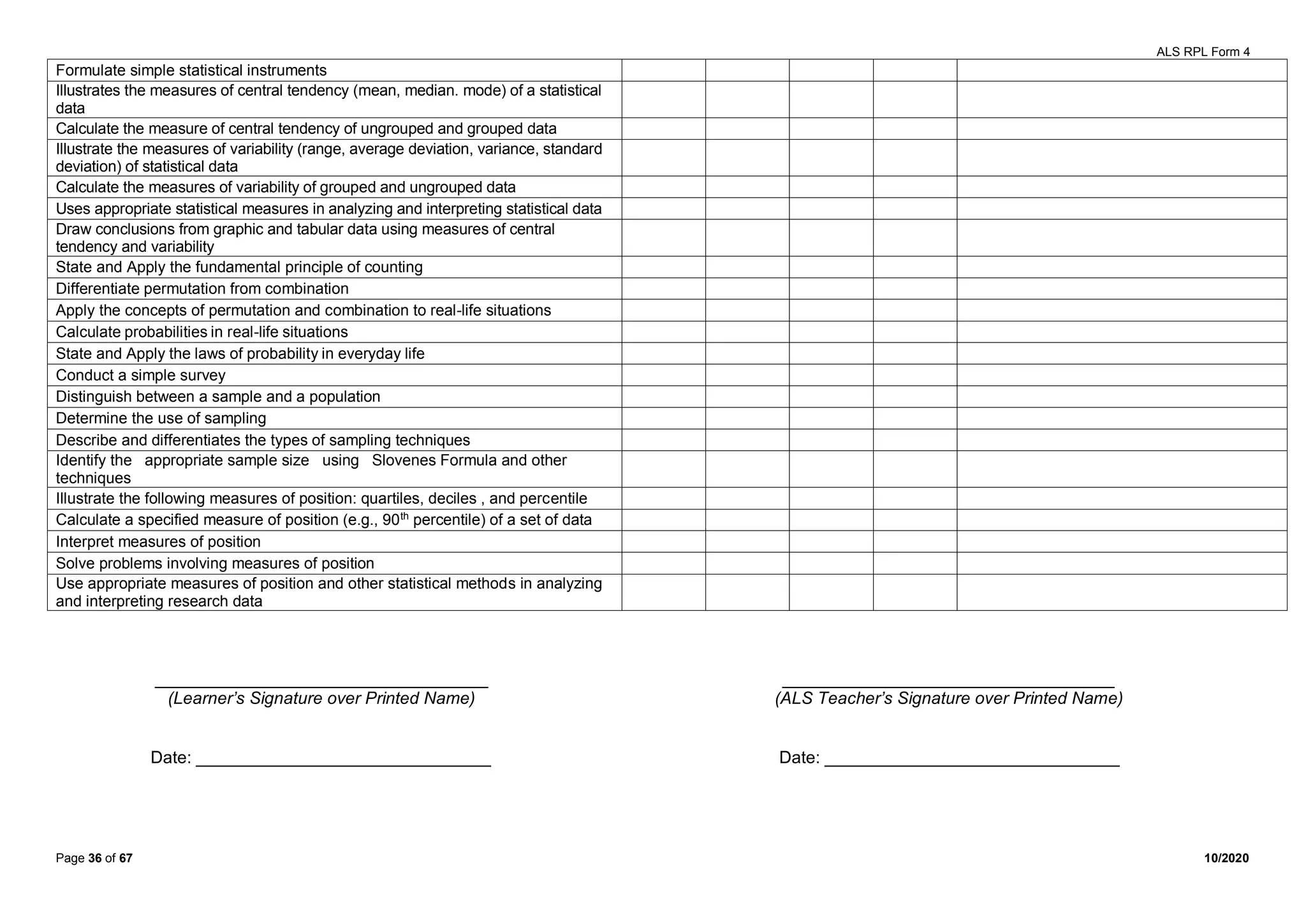 RPL Form 4 - JHS Learner_s Checklist of Competencies.pdf