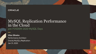 MySQL Replication Performance in the Cloud | PPT