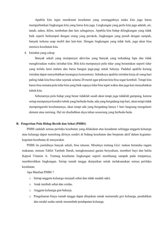 RPL Pola Perilaku Hidup Bersih dan Sehat.docx