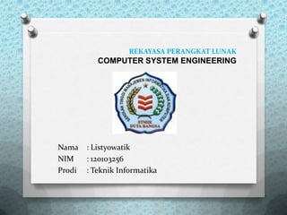 COMPUTER SYSTEM ENGINEERING | PPTX