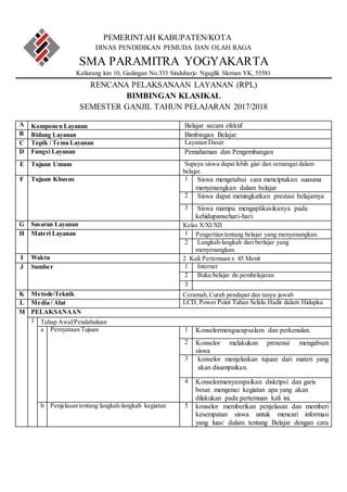 Rpl bidang Belajar | PDF