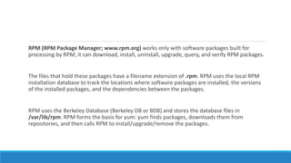 RPM (LINUX) | PPTX