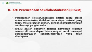 Contoh rencana pengembangan Madrasah yang disusun oleh tim pengembang ...