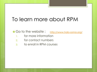 Rpm2 | PPT | Free Download