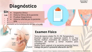 Ruptura prematura de membranas Ginecologia y obstetricia | PPTX