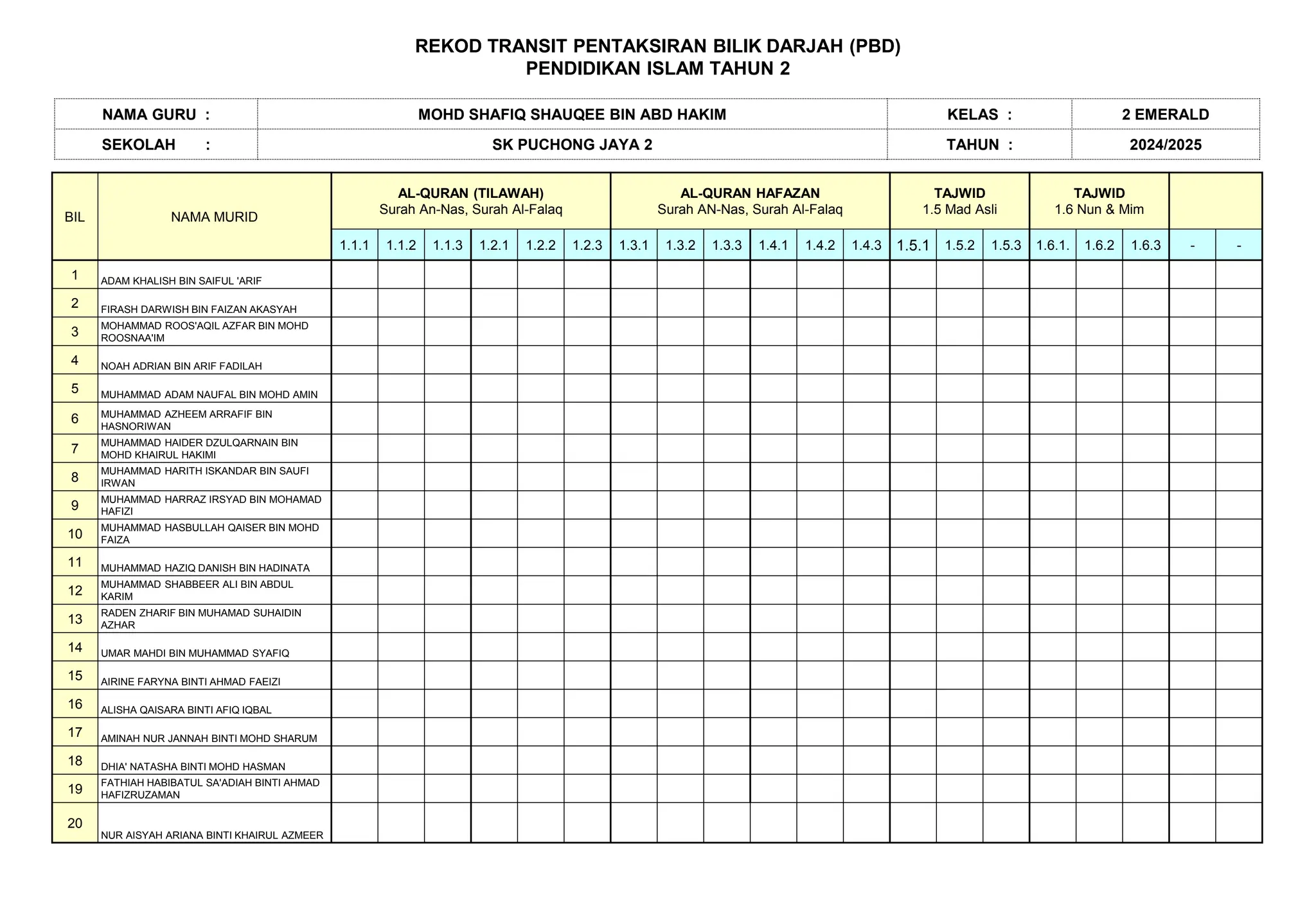 RPM PAI TAHUN 2 EMERALD-rpm pendidikan islam.pptx
