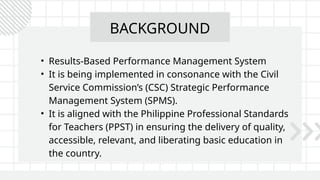 Results-Based Performance Management System (RPMS) | PPTX | Education