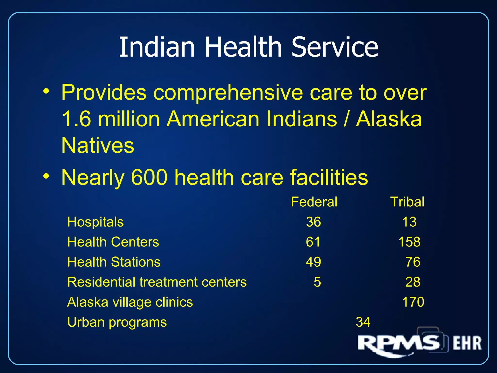 RPMS EHR WorldVistA 061607 | PPT