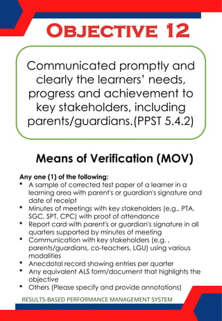 Rpms Portfolio-for teacherTemplate.pptx 2023-2024 | PPTX