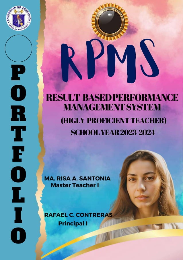 RPMS 2023-2024 PORTFOLIO for Master Teacher.pptx | Educational Assessment | Education