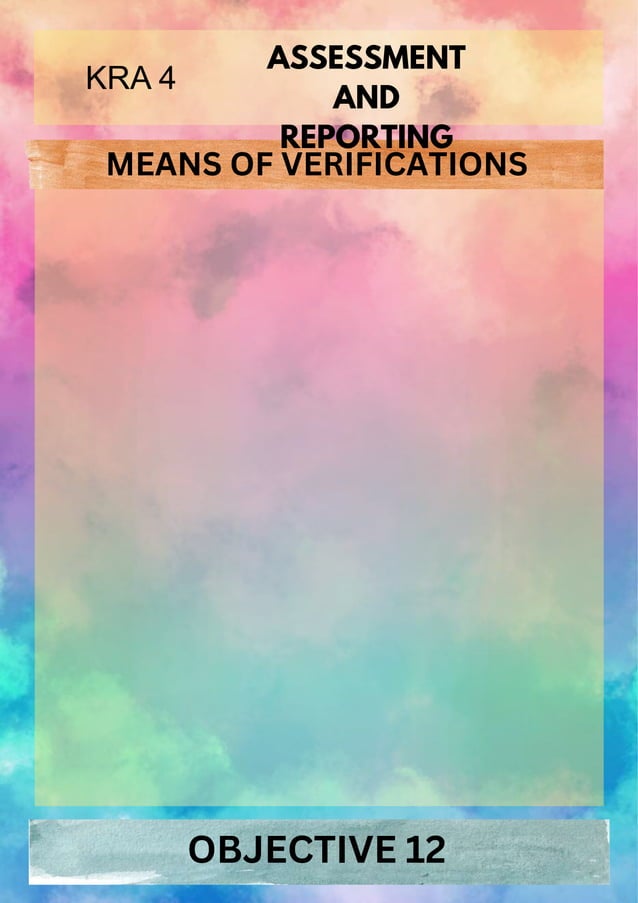 RPMS 2023-2024 PORTFOLIO for Master Teacher.pptx | Educational ...