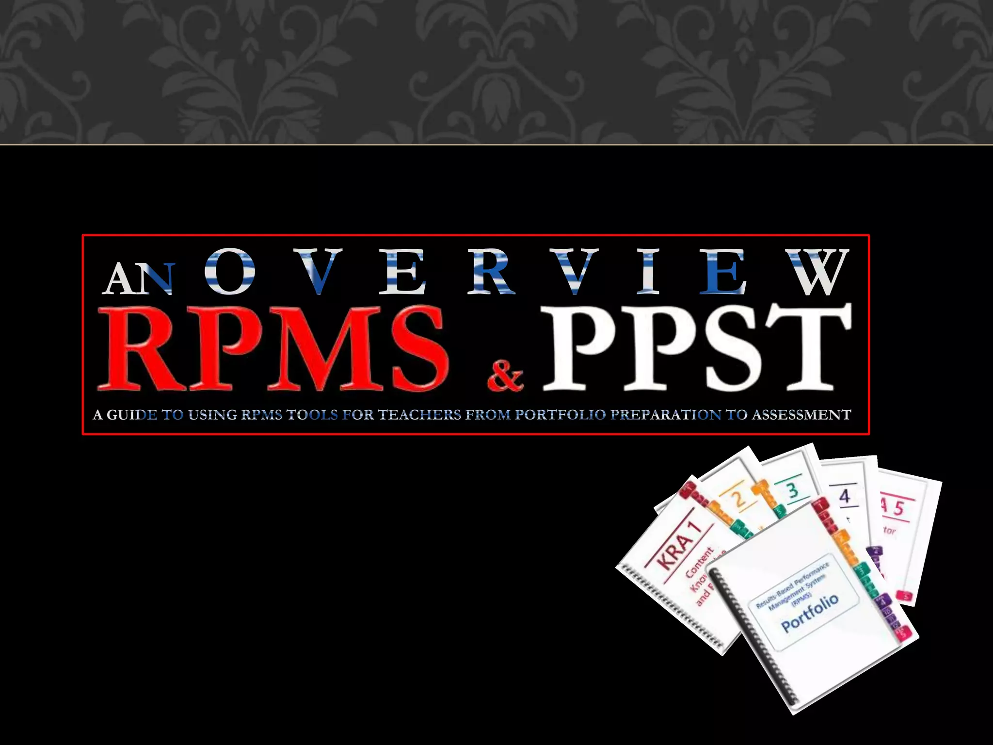 Rpms-PPST Overview | PPTX