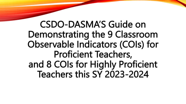 RPMS SLAC 2023-2024.pptx | Education