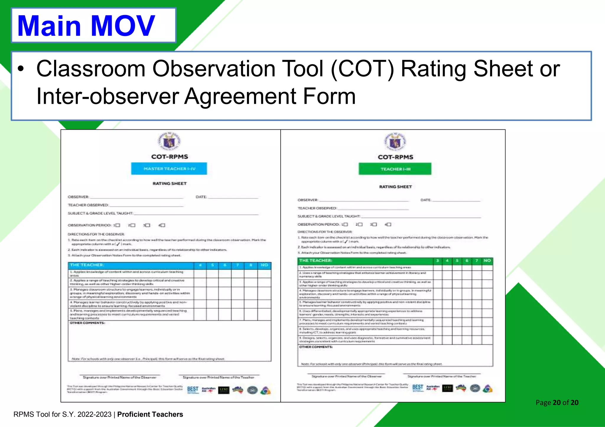 RPMS Tool for Proficient Teachers SY 2022-2023 2.pptx