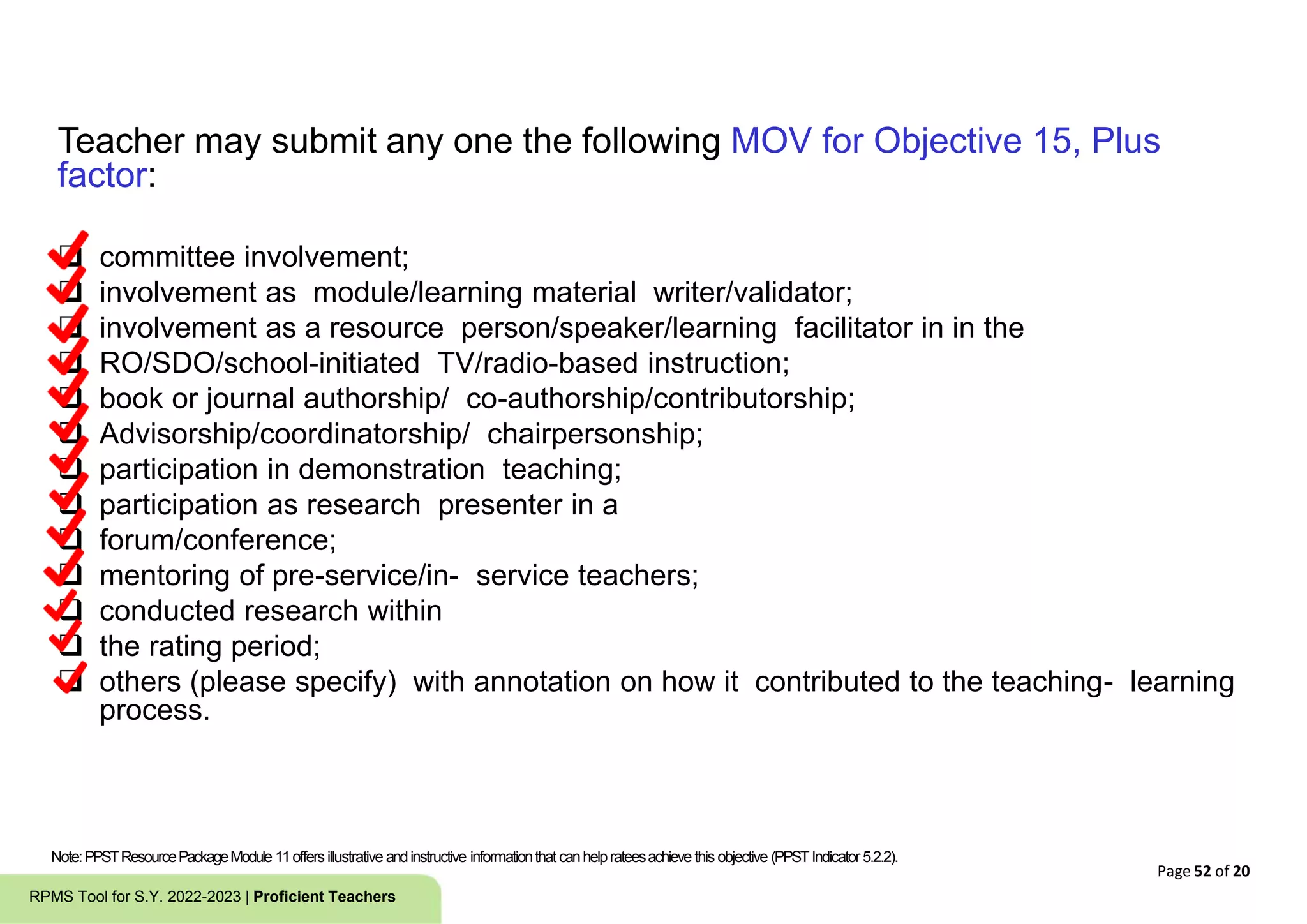 RPMS Tool for Proficient Teachers SY 2022-2023 2.pptx