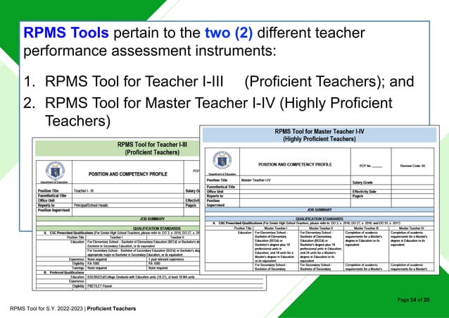RPMS Tool for Proficient Teachers SY 2022-2023 2.pptx