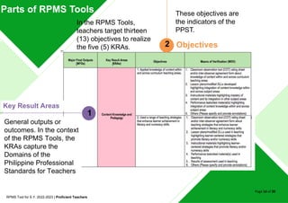 RPMS Tool for Proficient Teachers SY 2022-2023 2.pptx