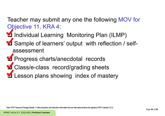 RPMS Tool for Proficient Teachers SY 2022-2023 2.pptx