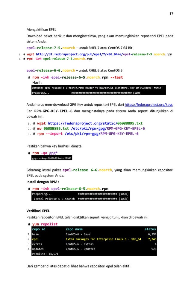 RPM YUM RPMForge EPEL | PDF