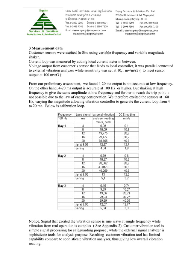 Cooling fin fan vibration calibration and trip point setting | PDF