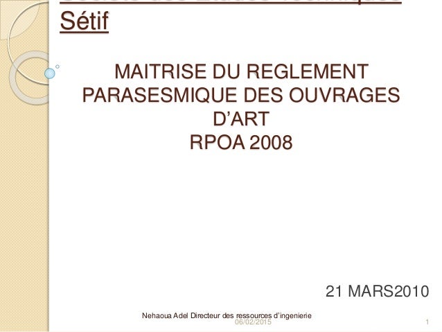 calcul dynamique des structures en zone sismique pdf