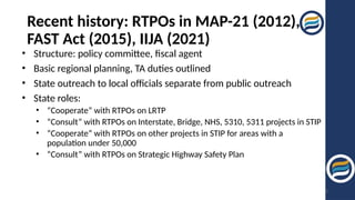 RPO America and RPO Council Orientation: Rural and Regional ...