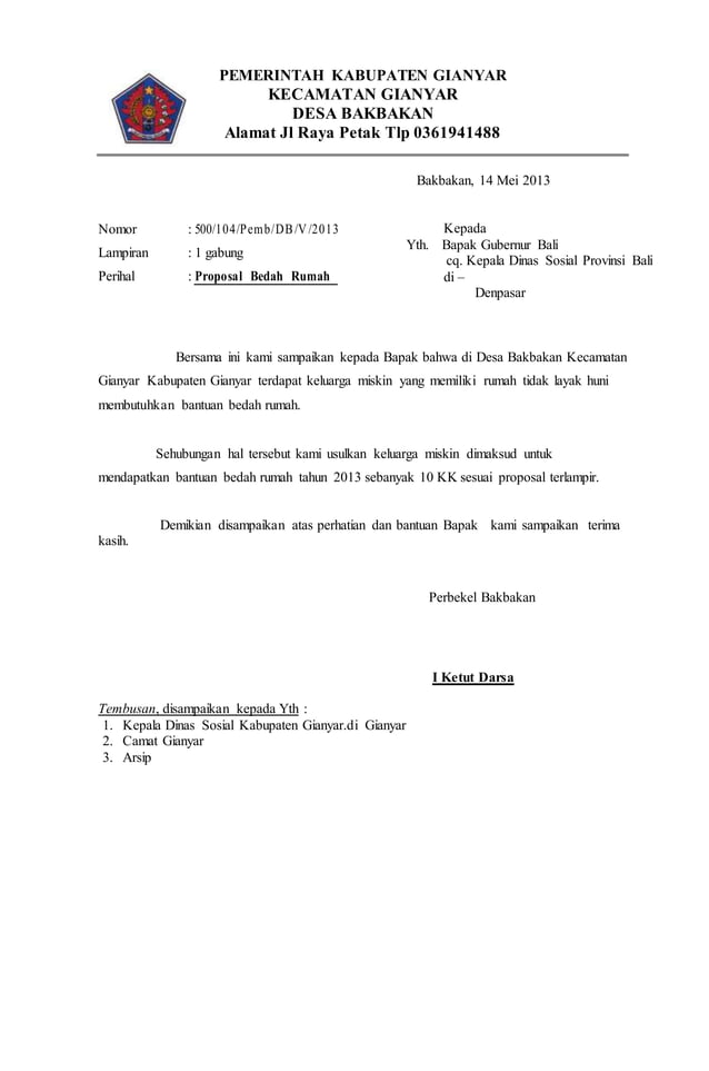 proposal bedah rumah | DOC