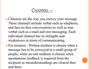 Process of communication | PPTX