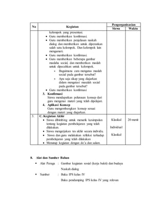 RPP KTSP kelas IV IPS | DOCX