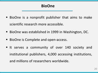 Cancer genome databases & Ecological databases | PPT