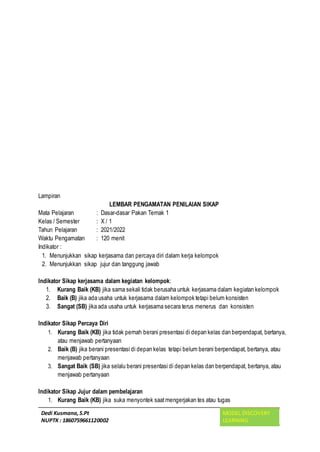 Rpp dasar-pakan-ternak-1 model discovery learning smk nh | DOCX