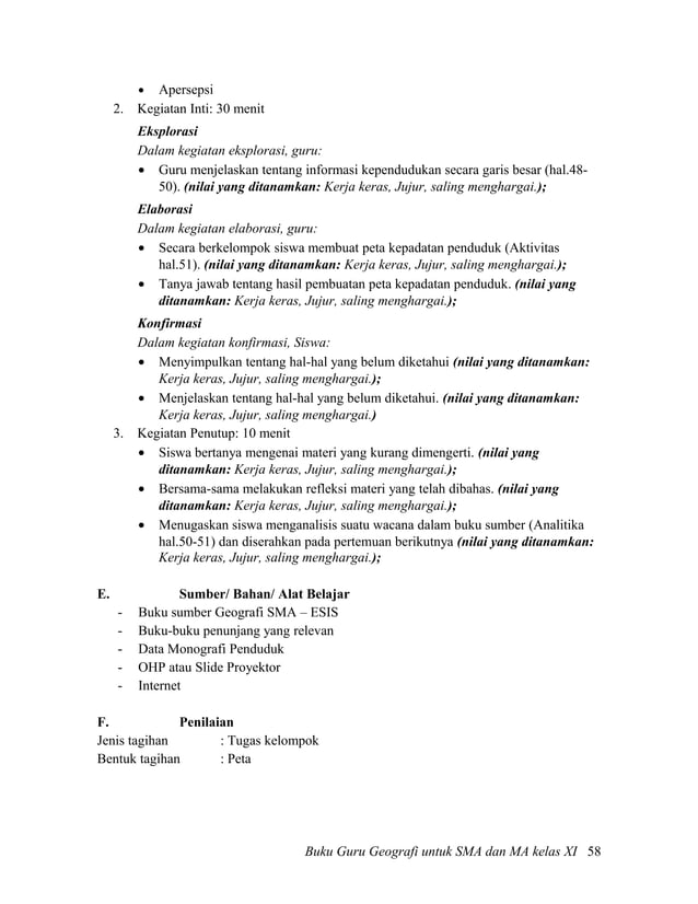 Rpp geografi-kelas-xi-smt-1 | DOC