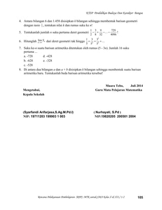 Rpp matematika-kelas-xii-ipa-semester-2 nurhayati sma 3 | PDF