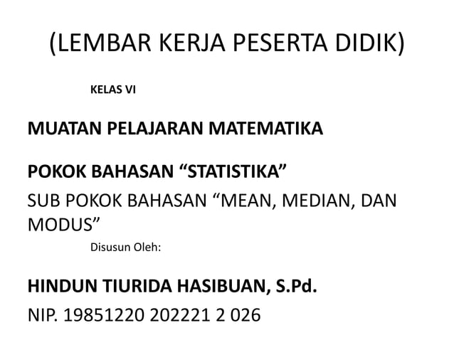 rpp-matematika-pengolahan-pptx sesuai kurikulum merdeka | PPT