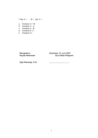 Rpp matematika-xii-ips | DOC