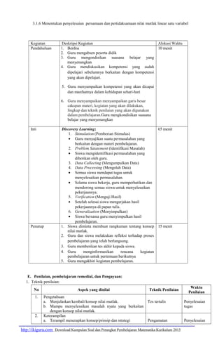 Rpp 1 spl dan nilai mutlak | PDF