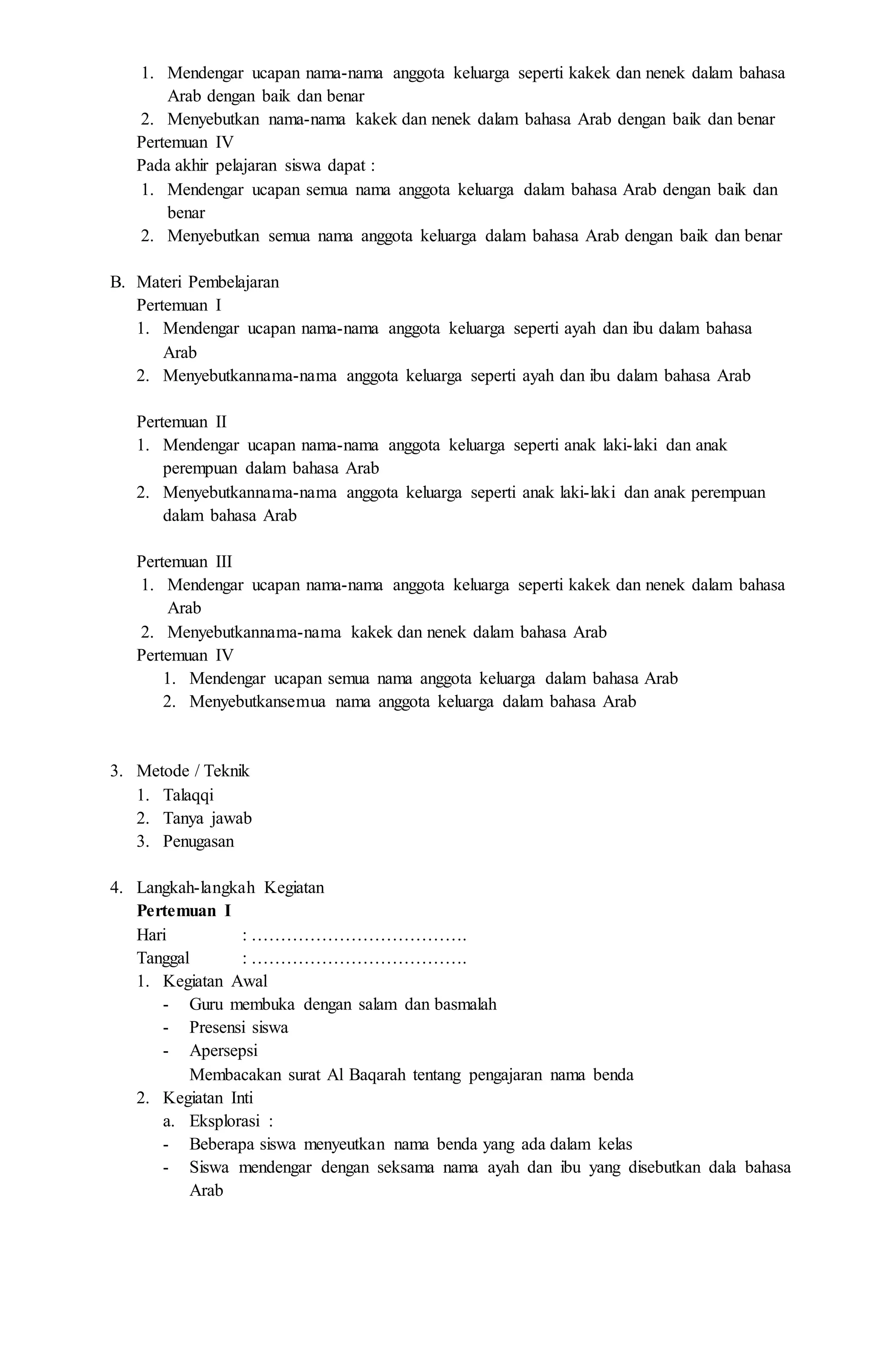 Rpp 112 keluargaku copy | DOCX