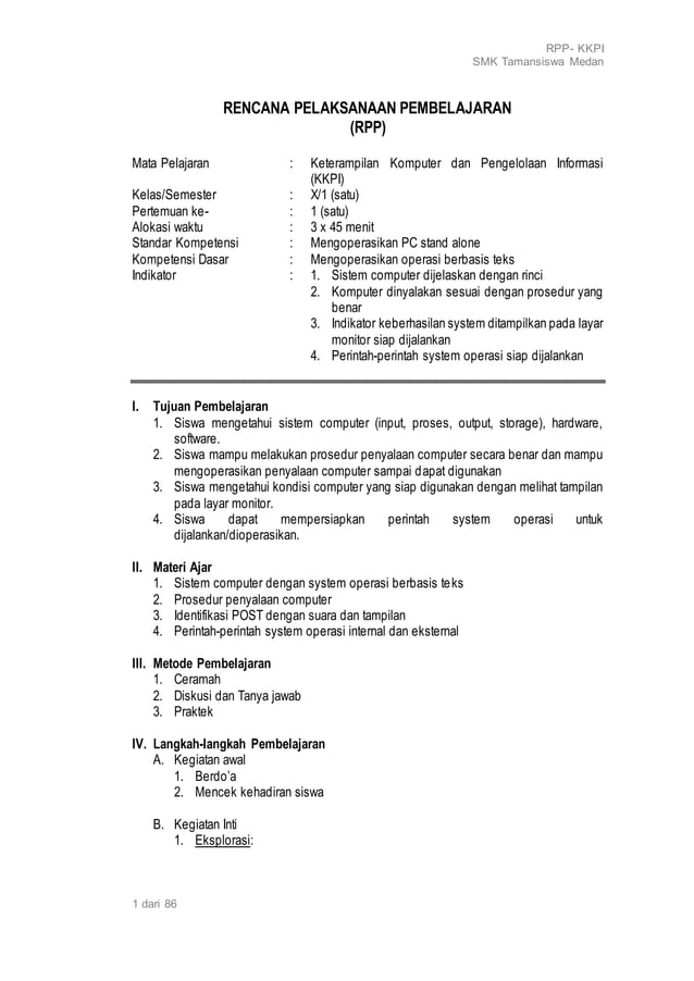 Rpp 123 kkpi 2015 | PDF