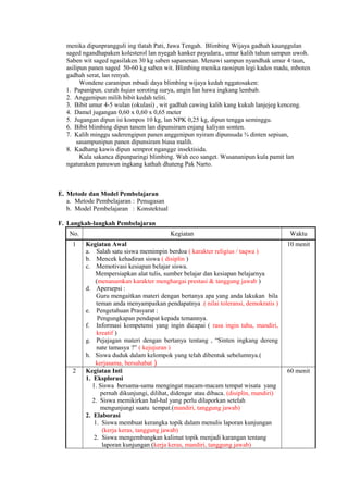 Rpp 1 dan 2 krtg b jawa | PDF