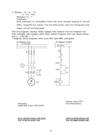 RPP Instalasi Motor Listrik Kelas XI | DOCX