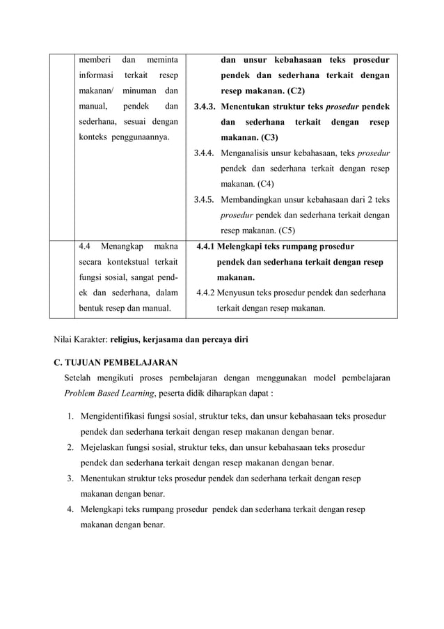 Rpp procedure text | PDF
