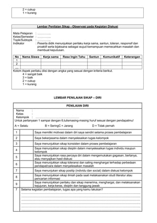 Rpp 1 lb. ipa 7. s1. kd 1. 3 objek ipa dan pengamatannya | PDF