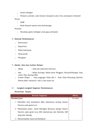 CONTOH RPP 2013 GERAK MELINGKAR | RTF
