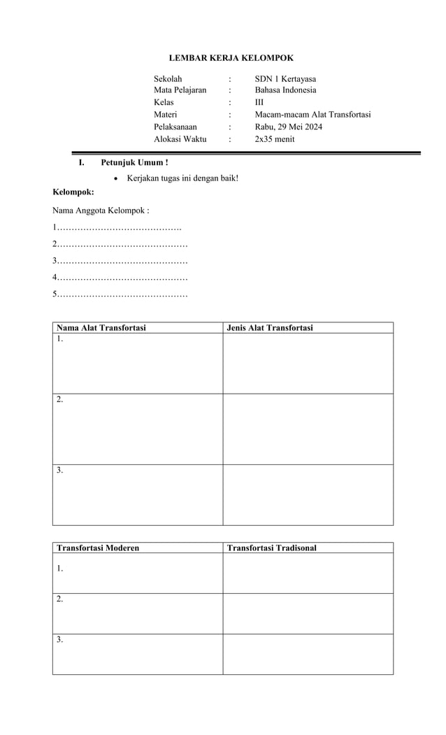 pembelajaran kelas rangkap model pembelajaran 221 pkr ut | DOCX