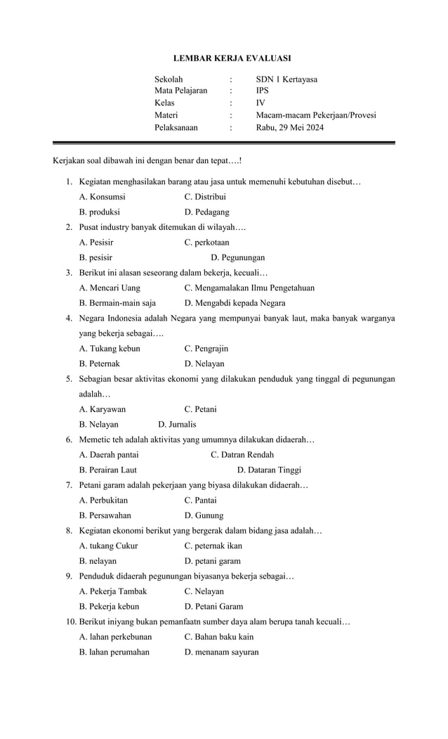 pembelajaran kelas rangkap model pembelajaran 221 pkr ut | DOCX