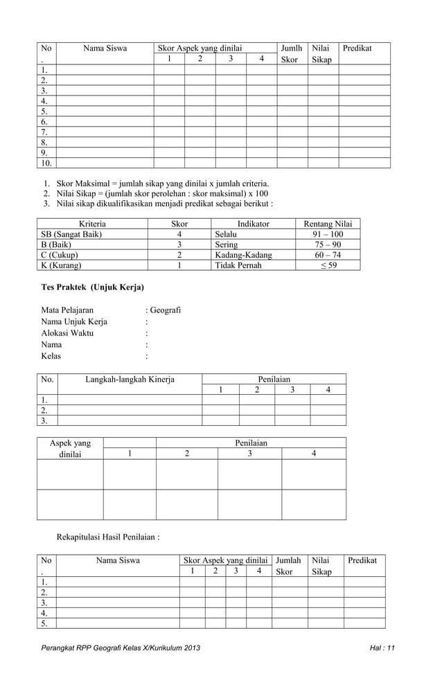 Rpp 2 geo langkah penelitian | PDF
