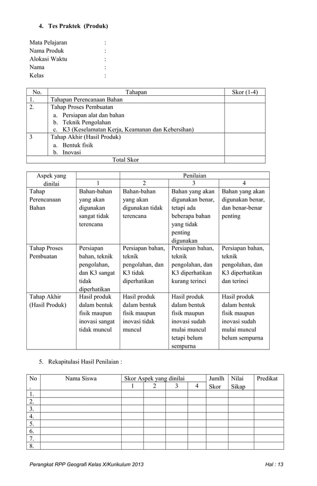 Rpp 2 geo langkah penelitian | PDF