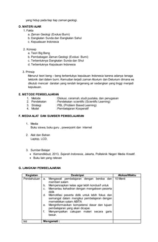 Rpp 2 terbentuknya kep. indon | PDF